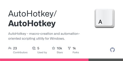 GitHub AutoHotkey AutoHotkey AutoHotkey Is A Powerful And Easy To