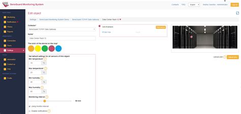 Temperature And Humidity Monitoring For Datacenters