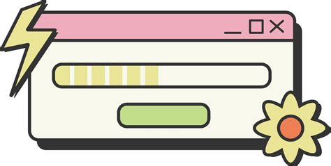 Browser Ui With Lightning Bolt Button 66398992 Vector Art At Vecteezy