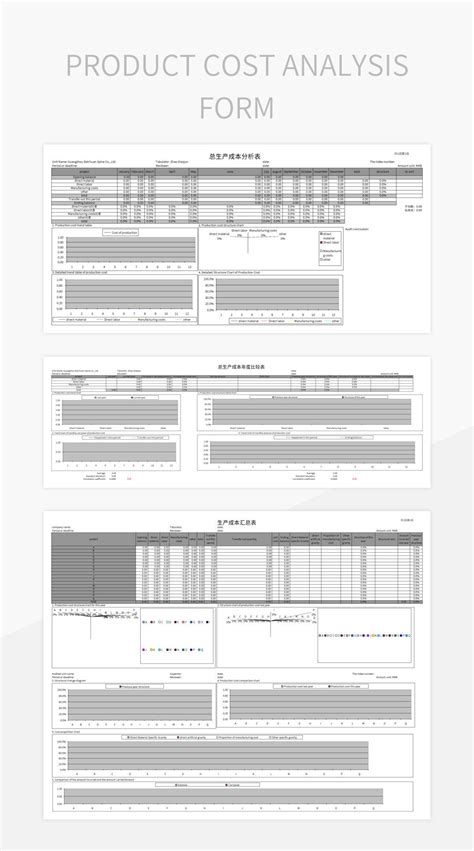 Cost Analysis Table Form Excel Template And Google Sheets File For Free Download Slidesdocs