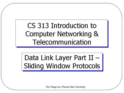 Cs 313 Introduction To Computer Networking Telecommunication Data