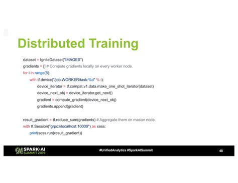 Distributed Mldl With Ignite Ml Module Using Apache Spark As Database Ppt