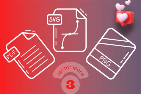 Vector Icons PDF PNG SVG Graphic By Early Bee Creative Fabrica