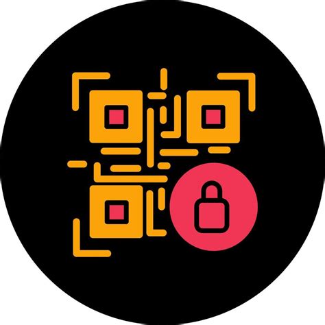 Qr Code Encryption Icon Design 53492104 Vector Art At Vecteezy