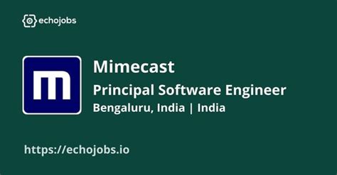 mimecast is hiring principal software engineer api bengaluru india india [api postgresql