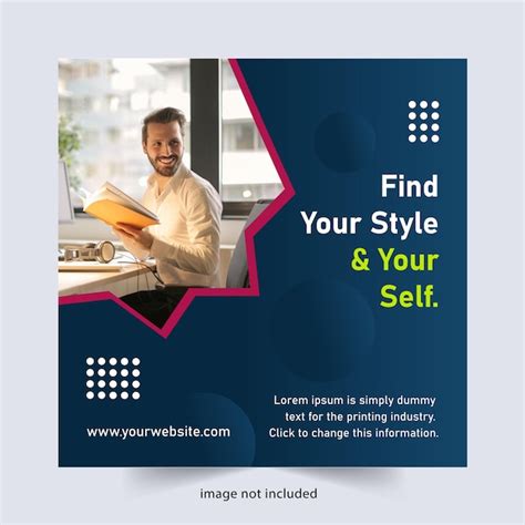 Premium Vector Social Media Post Design Template