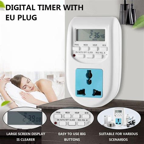 Digital Programmable 24x7 Electronic Timer Energy Saving For Mobile Charging Lightning Control