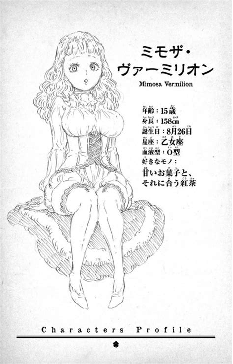 Black Clover Characters Profile Part 1 Part Tumbex