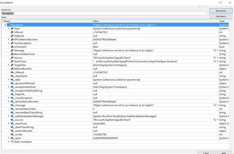 nullreferenceexception on dispose · issue 4004 · signalr signalr · github