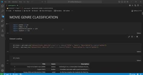 Video Aryan Raj On Linkedin Machinelearning Codsoft Movieclassification Internship