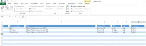 Export Data Generate Report From Tfs