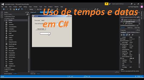 Trabalhando Com Datas Em C Youtube