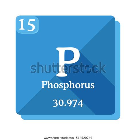 Phosphorus P Element Periodic Table Flat Stock Vector Royalty Free 514520749 Shutterstock