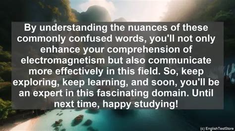 Top 10 Commonly Confused Words In Electromagnetism Englishteststore Blog