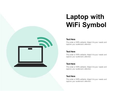 Laptop With Wifi Symbol Ppt PowerPoint Presentation Ideas Skills