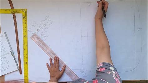 패턴강의 길 원형 무다트 옷 만들기 패턴 그리기 패턴메이킹 패턴독학 Pattern Making