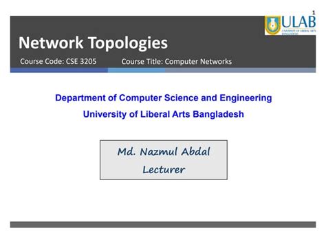 Network Topologies In Computer Networking Ppt