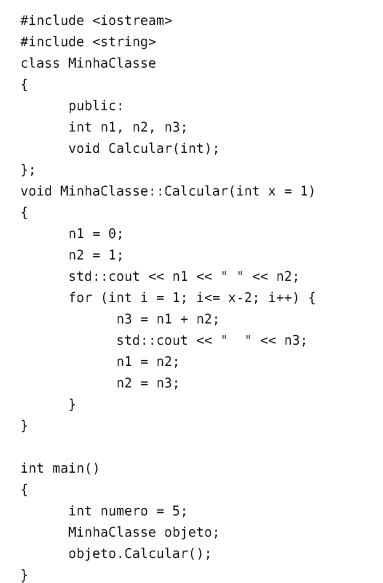 Considere o trecho de código escrito na linguagem C apres