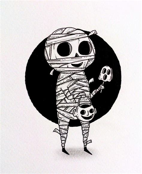 Mummy Art By Behemot Doodles Halloween Drawings Halloween Art Dark Art Drawings