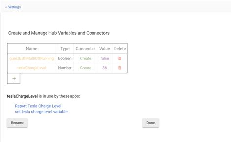 Hub Variable Page Not Working Apps Hubitat