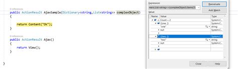 Mvc Passing Dictionary From Ajax To Mvc Controller Not