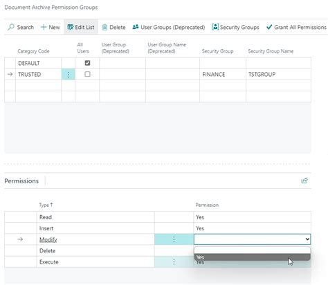 Permission Groups Apportunix Document Archive