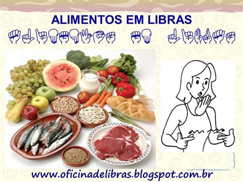 Oficina De Libras Alimentos Em Libras