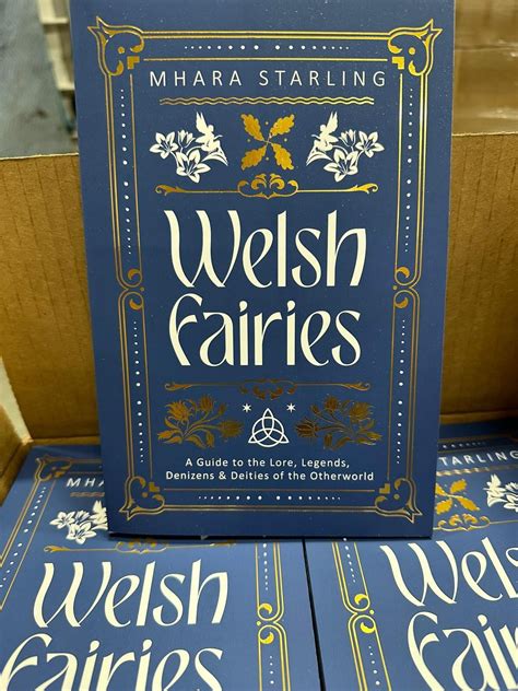 Just Received Word That My Second Book Welsh Fairies Has Arrived At