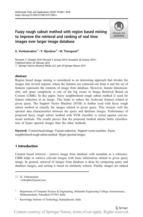 Fuzzy Rough Subset Method With Region Based Mining To Improve The