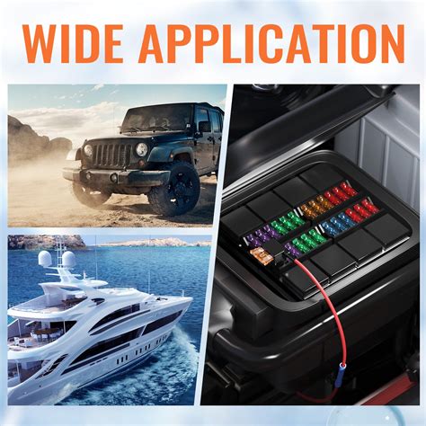 4 Type Add A Circuit Fuse Tap Adapter Kit With Fuse Daier