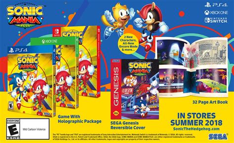 Sonic Mania Plus Une Complete Edition Annoncée Pour Cet été
