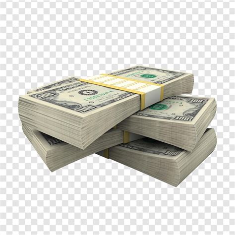 Stack Of Money With A Yellow Stripe On The Front Premium Ai Generated Psd