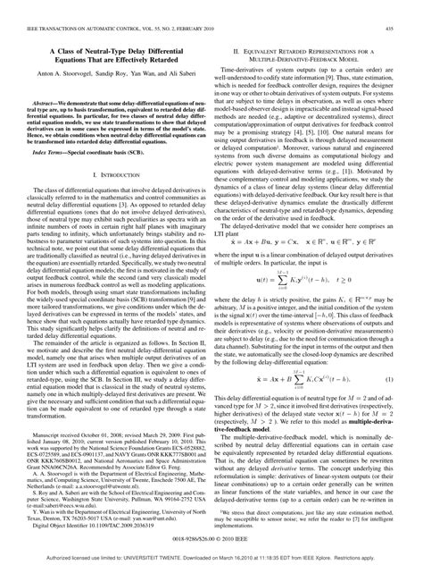 Pdf A Class Of Neutral Type Delay Differential Equations That Are Effectively Retarded