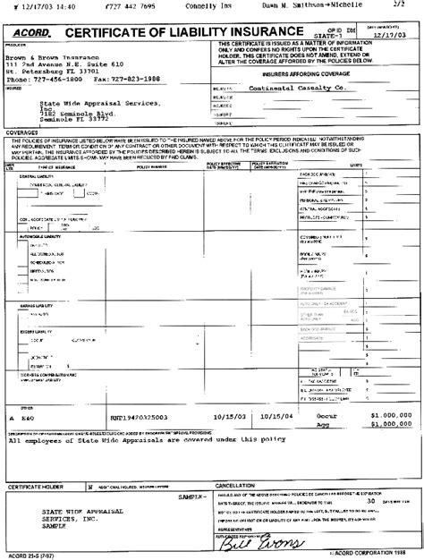 Compensation Insurance Workers Compensation Insurance Example