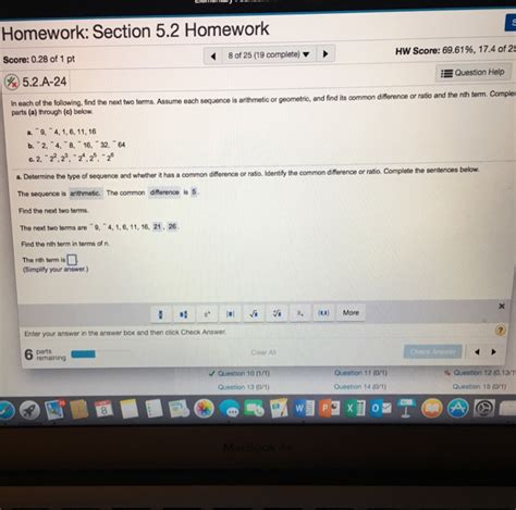 Solved In Each Of The Following Find The Next Two Terms