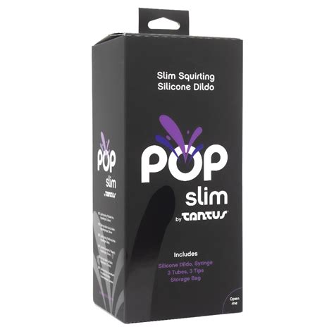 Tantus Pop 6 Slim Squirting Silicone Dildo Adult Sex Toys Sexyland