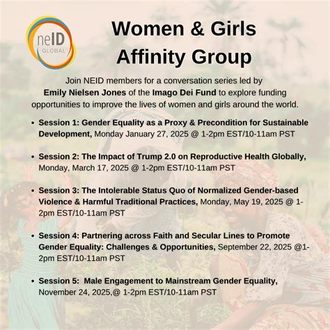 Women And Girls Affinity Group Neid Global