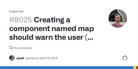 Creating A Component Named Map Should Warn The User As With Button