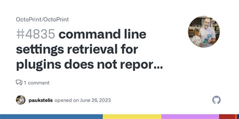 Command Line Settings Retrieval For Plugins Does Not Report At