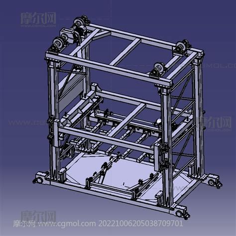 卸垛机 拆垛机3D数模 机械工具模型下载 摩尔网CGMOL