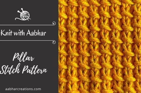 Knit With Aabhar Alternated Cable Stitch Aabhar Creations