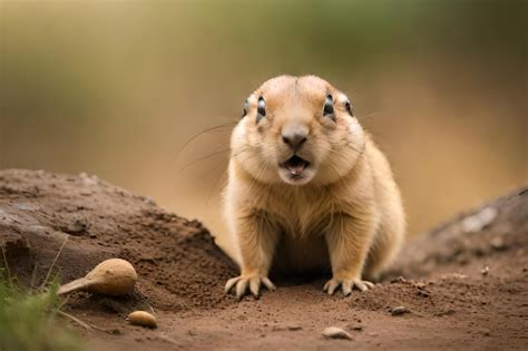 Premium Photo A Squirrel With A Mouth Open And His Mouth Open