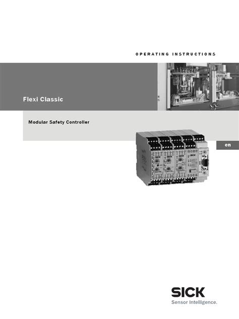 Operating Instructions Flexi Classic Modular Safety Controller En