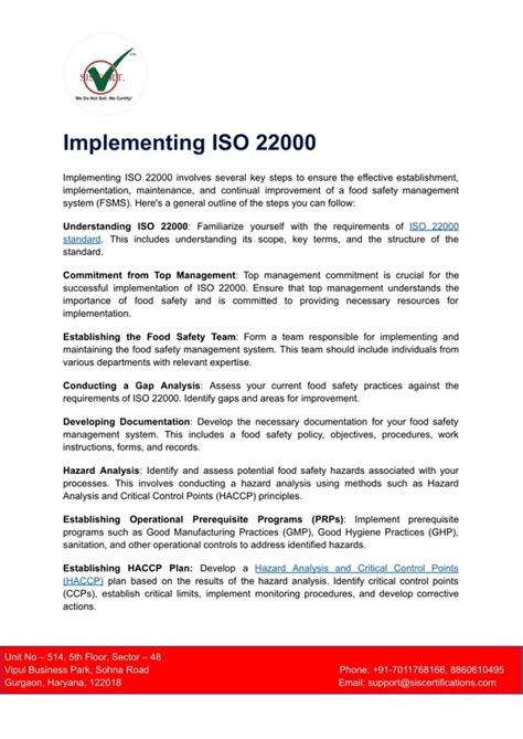 Ppt Implementing Iso 22000 Powerpoint Presentation Free Download Id 13093373
