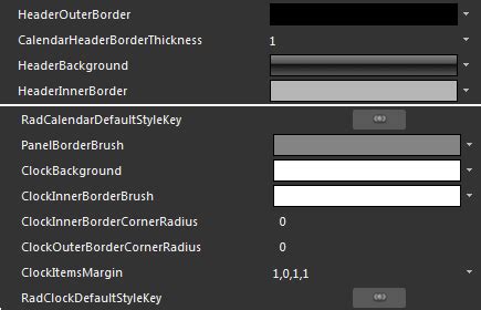 Wpf Datetimepicker Styling The Clock Telerik Ui For Wpf