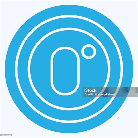 아이콘 영점 에어컨 기호와 관련이 있습니다 파란 눈 스타일 심플한 디자인 편집 가능 간단한 그림 개념에 대한 스톡 벡터 아트 및 기타 이미지 Istock