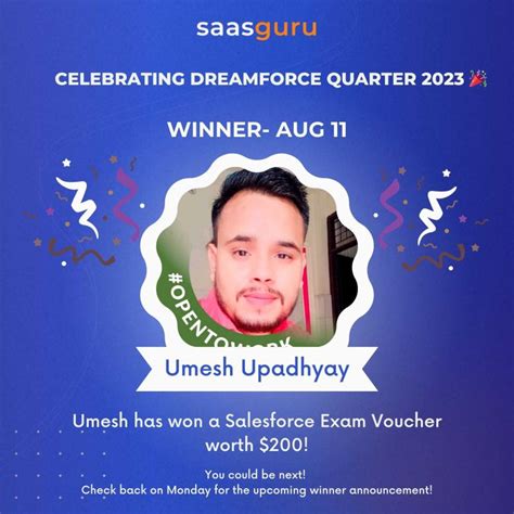 Umesh Upadhyay🇮🇳 On Linkedin Saasguru Salesforce