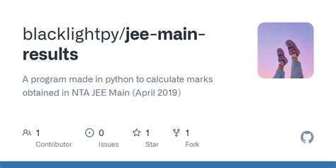 Github Blacklightpy Jee Main Results A Program Made In Python To Calculate Marks Obtained In