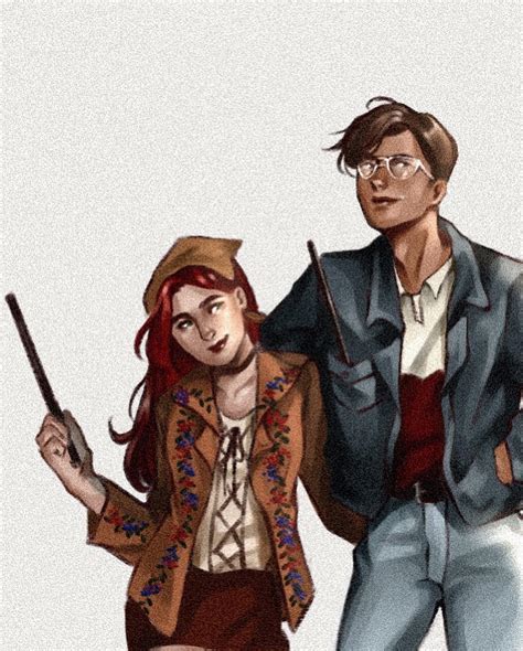 Lily Evans And James Potter Fan Art