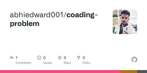 Github Abhiedward001coading Problem
